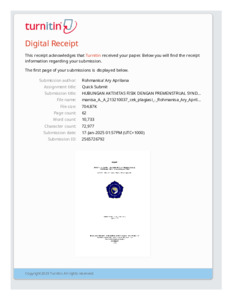 Hubungan Aktivitas Fisik dengan Premenstrual Syndrome (PMS) pada Remaja ...